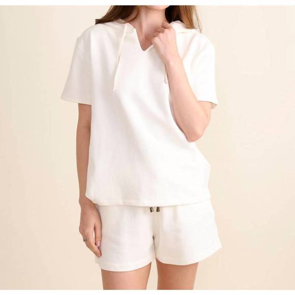 LE MARAIS | Tops | New Le Marais Jackson Hoodie In White | Poshmark
